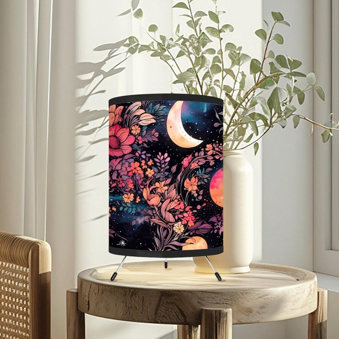 Luminous Moon Lamp Bright Moon Lamp Starry Sky Lamp Floral Moon Lamp ...