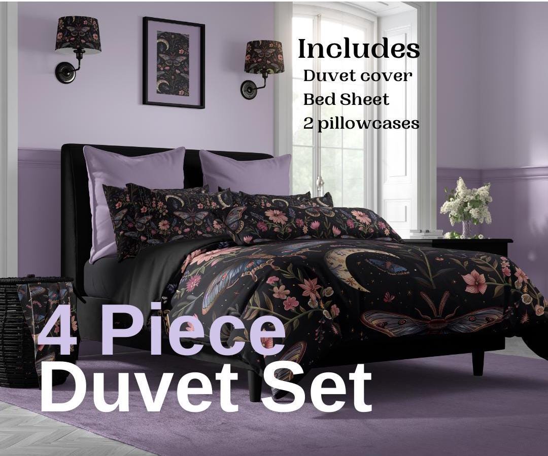 Mystical Room Decor Duvet Cover With Magic Theme Bedroom Decor ...