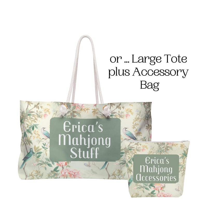 Mahjong Carrying Case Tile Storage Travel Set Player Gift Custom Game ...