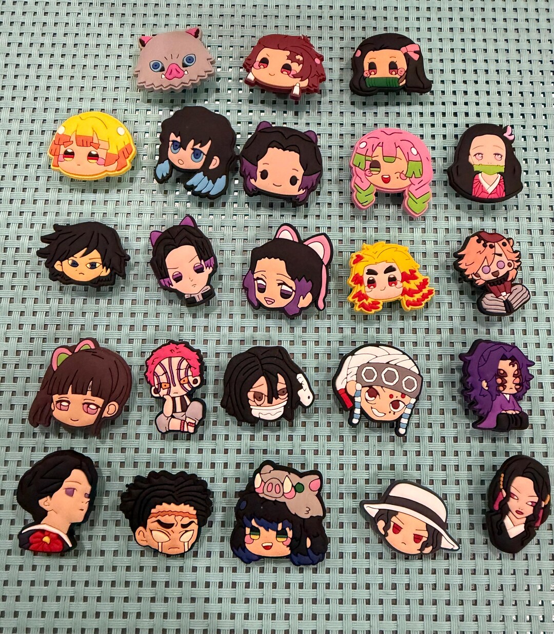 23 Pack Demon Slayer Shoe Croc Charm PVC Printed. - Etsy Canada