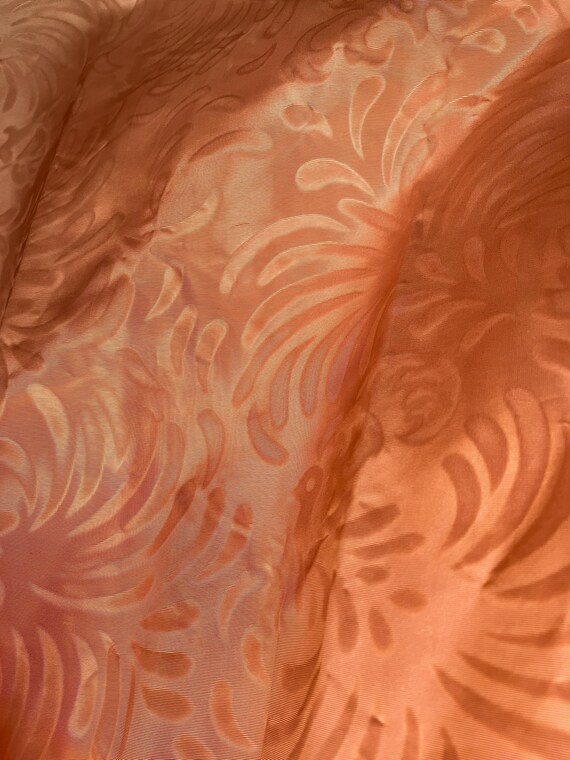 1940s Pink Moiré Evening Gown With Sweetheart Neckline - Gem