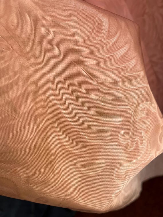 1940s Pink Moiré Evening Gown With Sweetheart Neckline - Gem