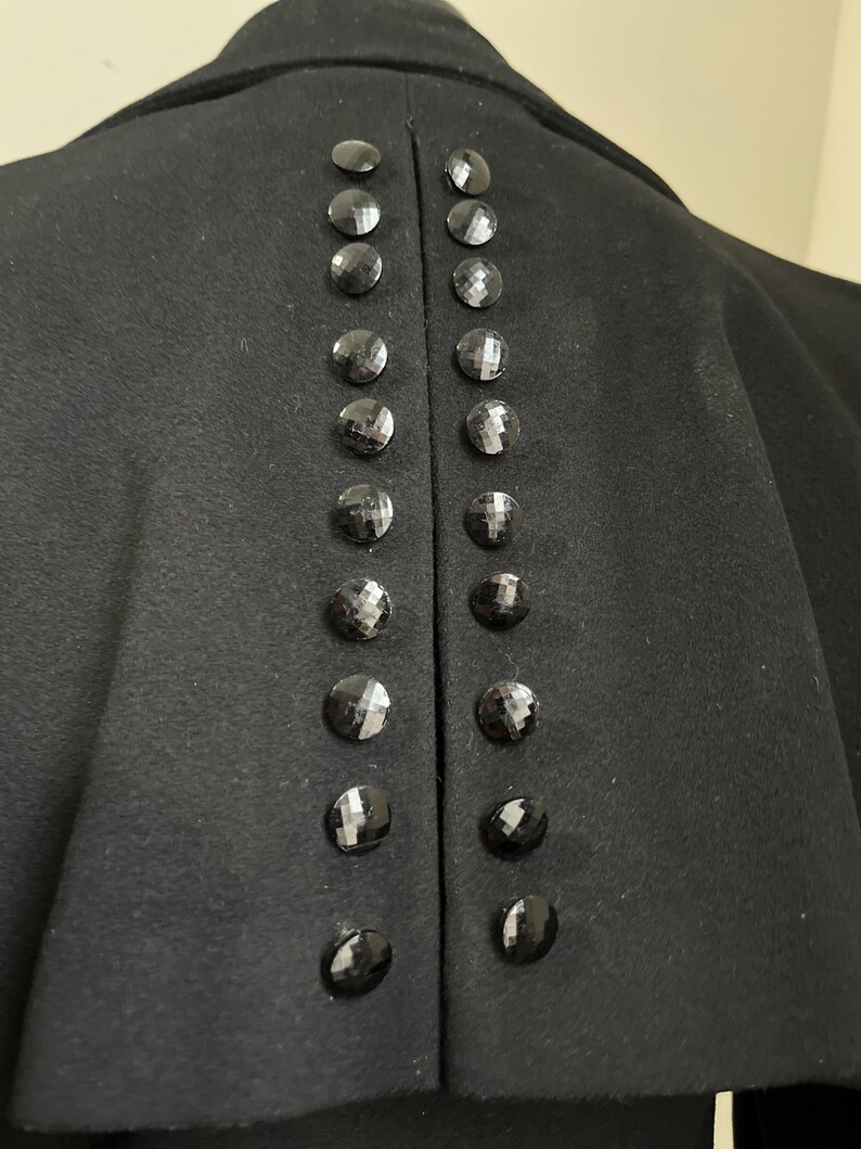 1940s Black Wool Inverness Ulster Coat - Etsy