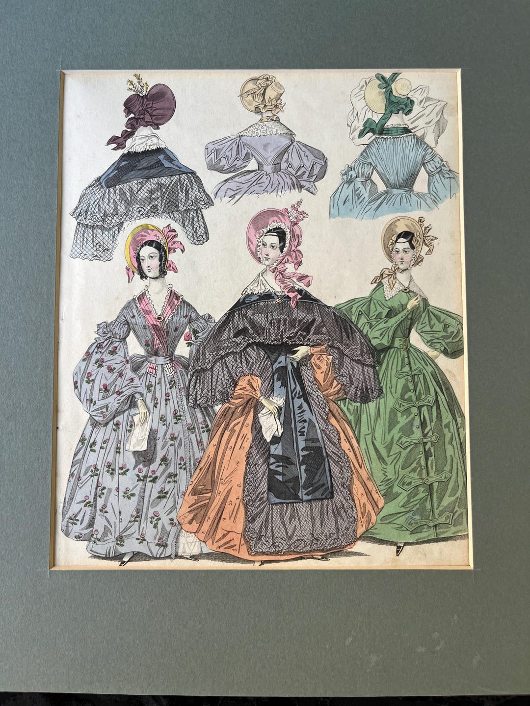 1830s-1840s Fashion Plate - Etsy