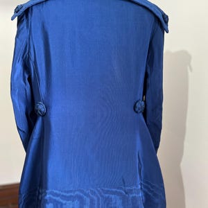 1916 Royal Blue Faille & Moire Jacket and Skirt - Etsy