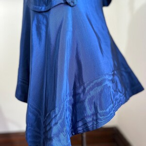 1916 Royal Blue Faille & Moire Jacket and Skirt - Etsy