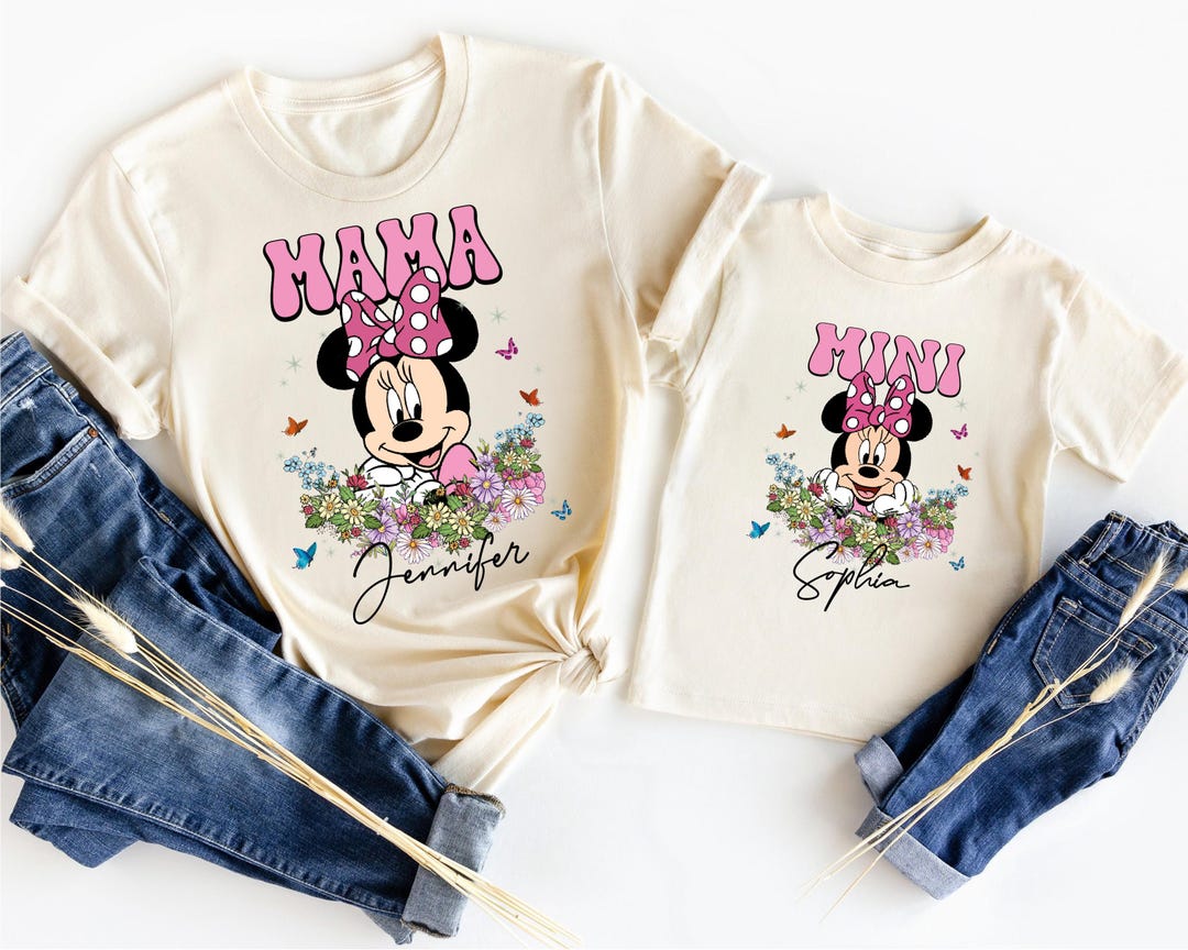 Minnie Mouse Mama Mini Shirt, Disney Mom and Me Shirt, Disney Mama ...