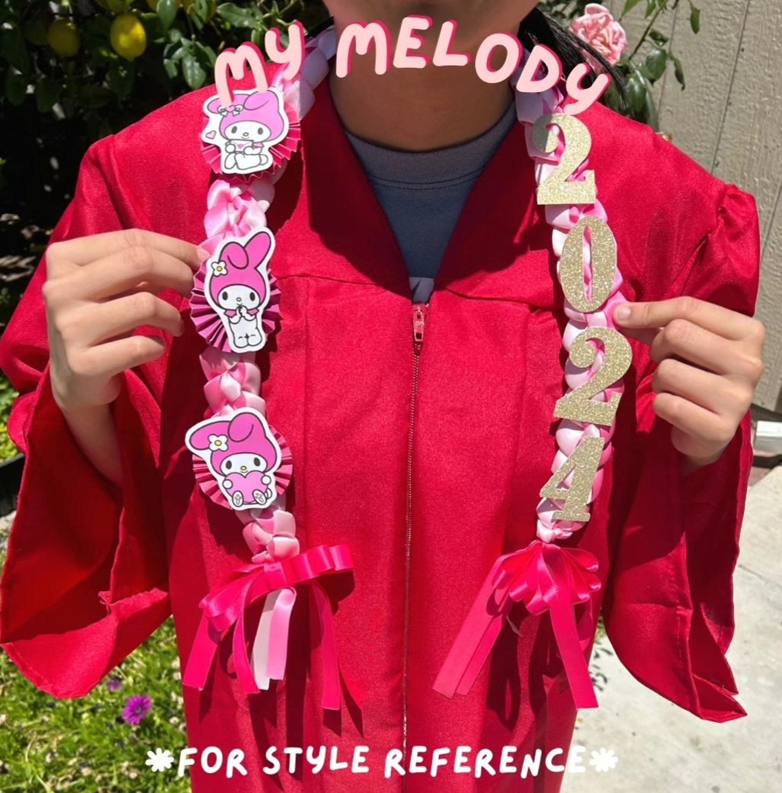 My Melody Graduation Ribbon Lei - Etsy