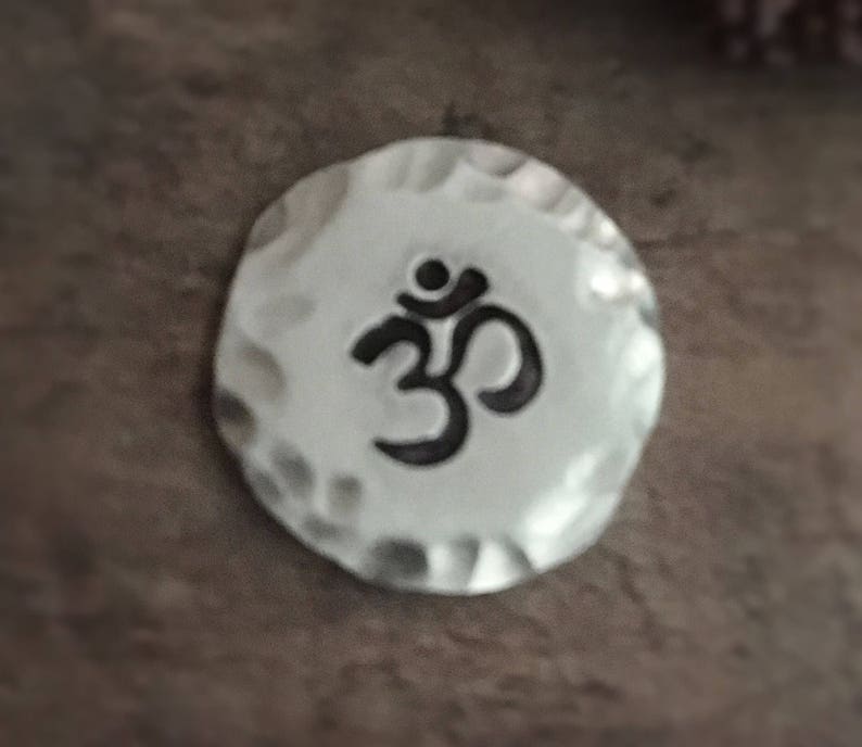 Om Aum Ohm Pocket Token, Meditation Coin, Inspirational Coin, Aum ...