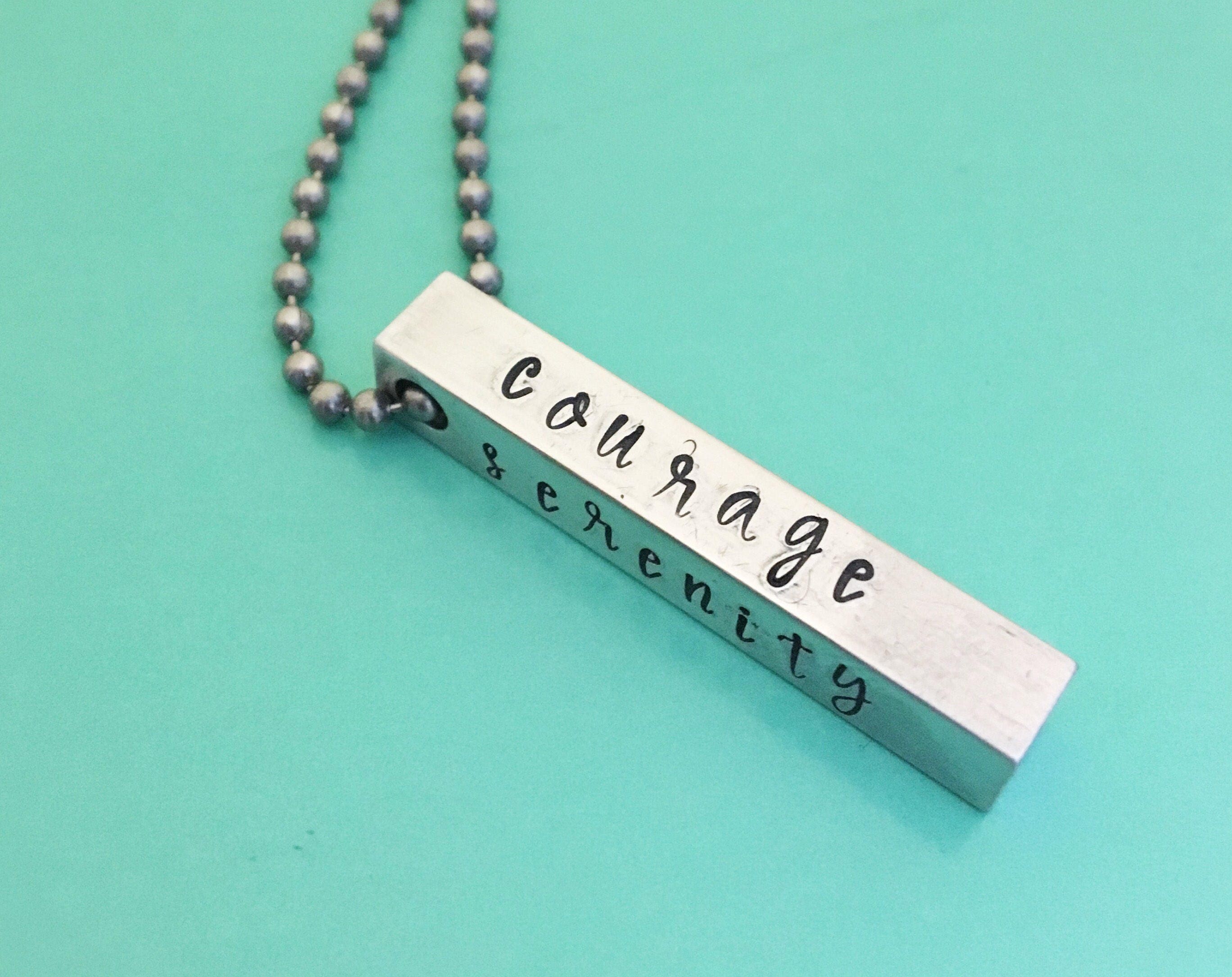 Sobriety Necklace Serenity Necklace Recovery Necklace AA | Etsy