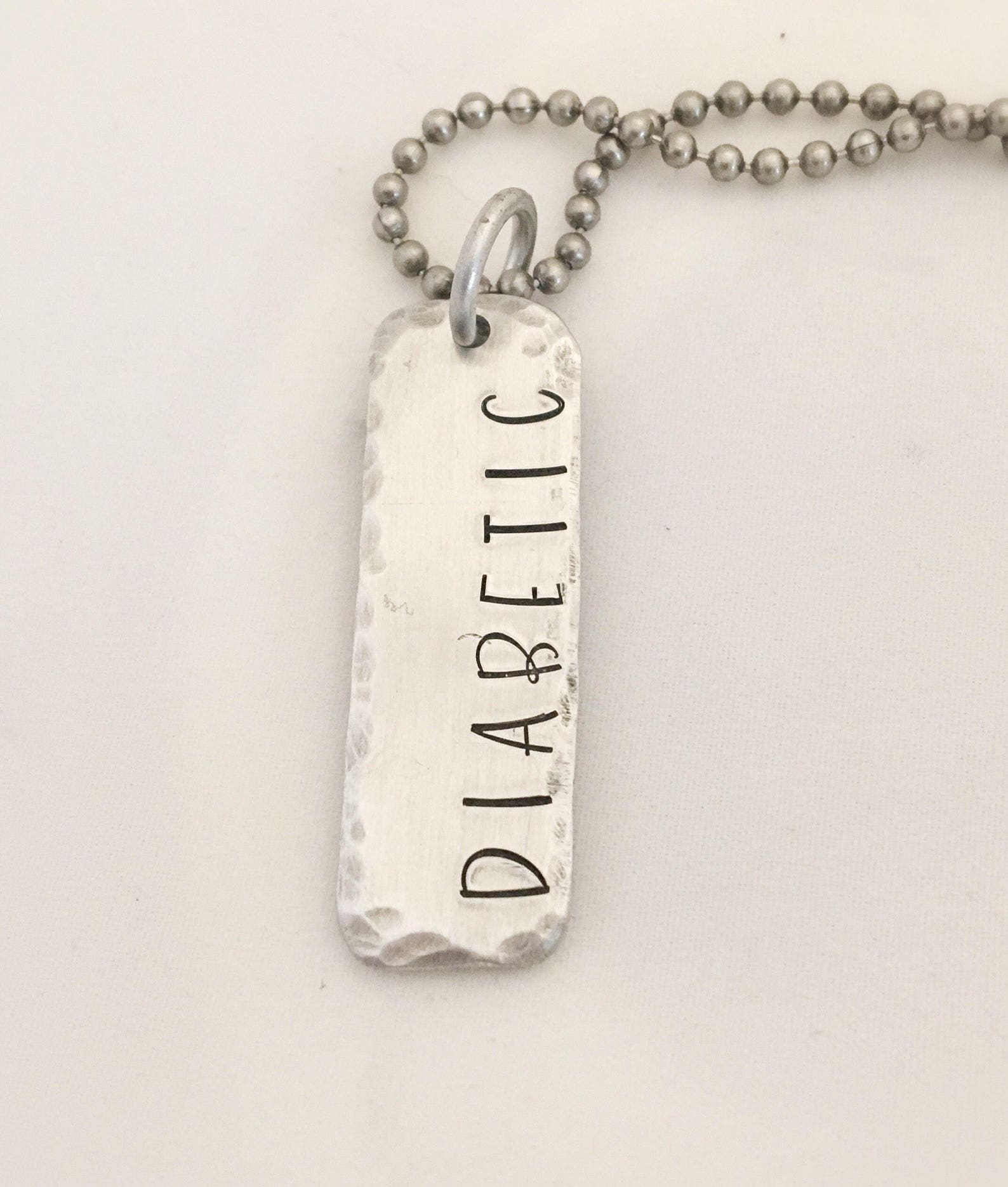 Medical Alert Necklace Diabetic Necklace Diabetes Necklace | Etsy