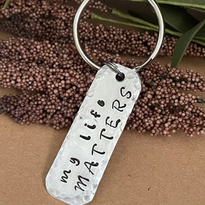 Personalized Key Ring, My Life Matters, Mental Health Awareness, Eating ...