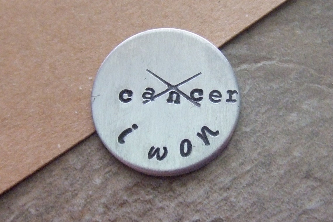 Cancer Milestone Token I Beat Cancer Cancer Survivor Gift - Etsy