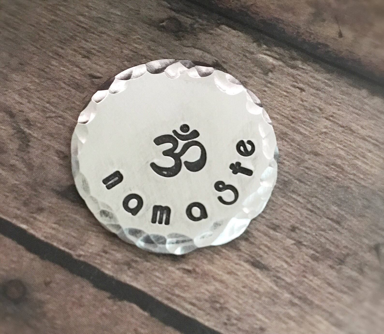 Namaste Pocket Token, Namaste Meditation Coin, Inspirational Coin, Aum ...