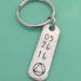 Sobriety Key Ring AA Symbol Recovery Key Ring Sobriety - Etsy