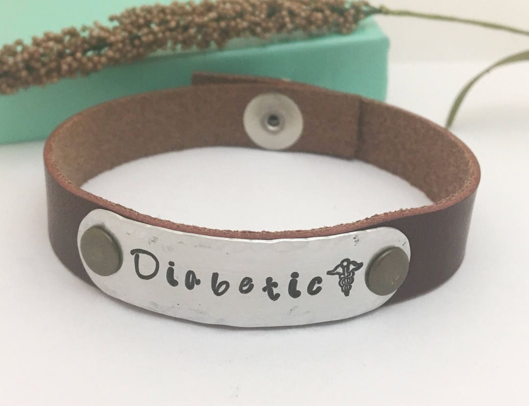 Diabetic Bracelet, Medical ID Bracelet, Personalized Medical Bracelet ...