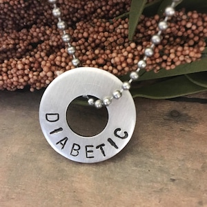 Personalized Medical Alert Necklace, Medical Necklace, Medical Alert ...
