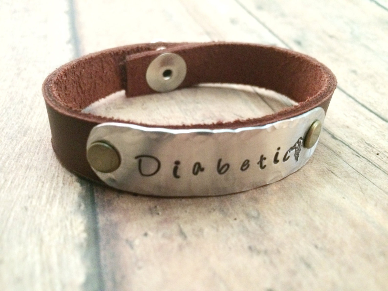 Diabetic Bracelet, Medical ID Bracelet, Personalized Medical Bracelet ...
