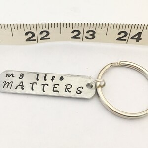 Personalized Key Ring, My Life Matters, Mental Health Awareness, Eating ...