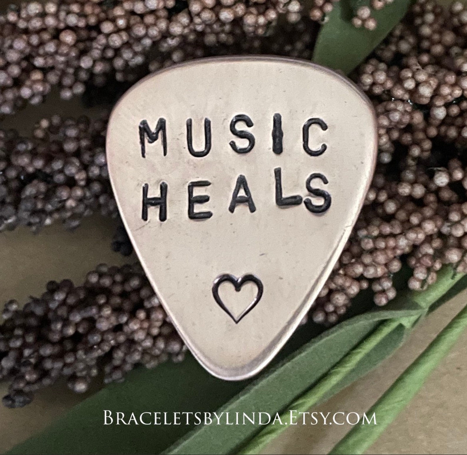Personalized Guitar Pick Music Heals Heart - Etsy