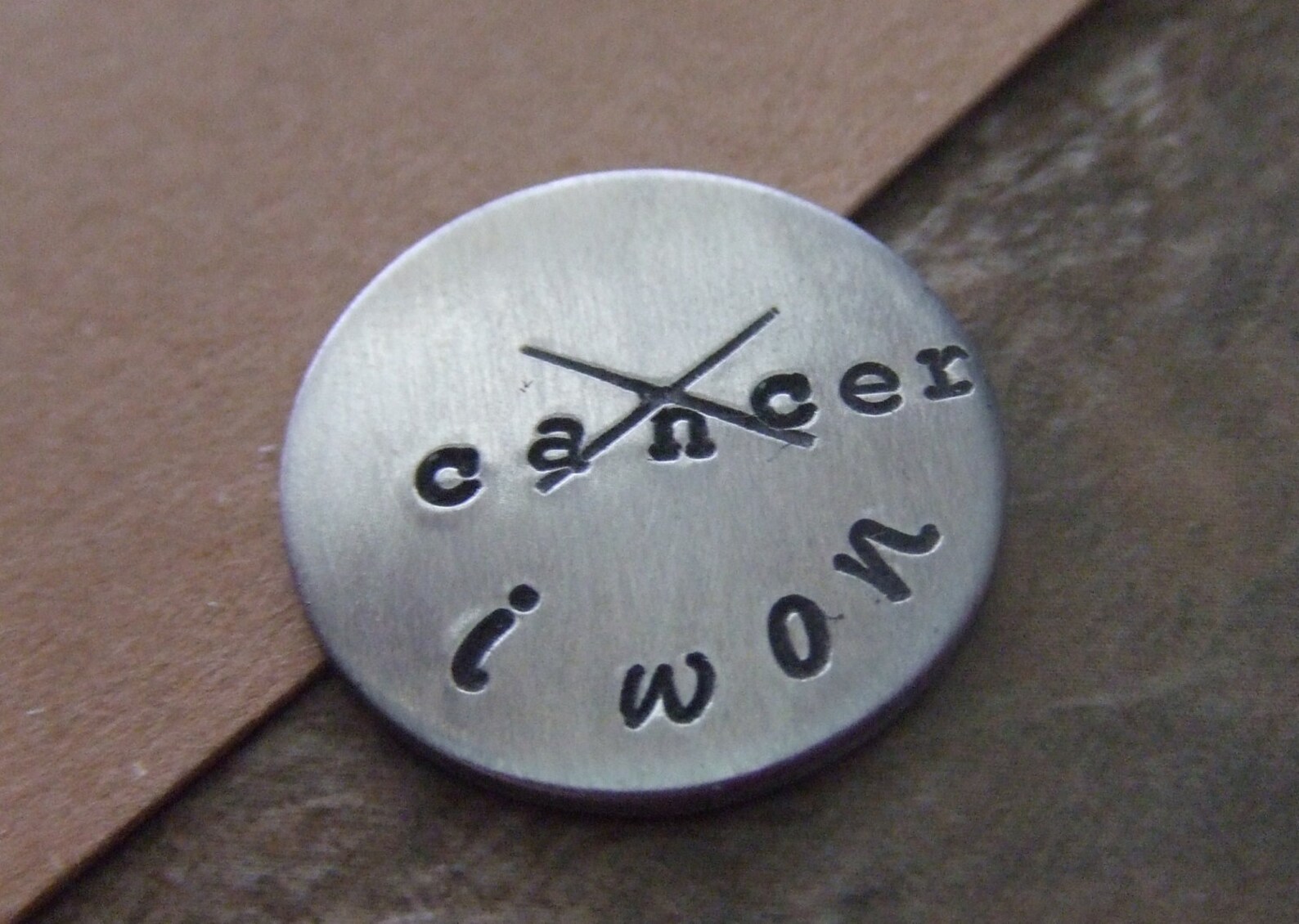 Cancer Milestone Token I Beat Cancer Cancer Survivor Gift | Etsy