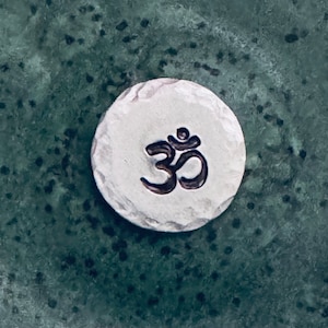 Om Aum Ohm Pocket Token, Meditation Coin, Inspirational Coin, Aum ...