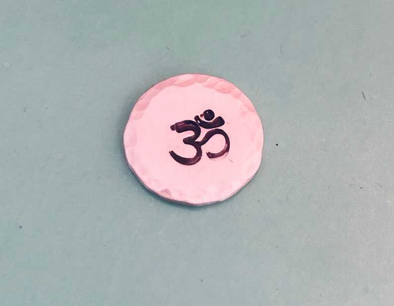 Om Aum Ohm Pocket Token Meditation Coin Inspirational Coin - Etsy