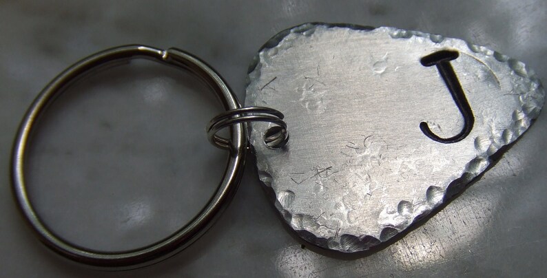 Guitar Pick Key Ring Personalized Key Ring Monogram Key | Etsy