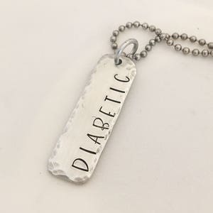 Medical Alert Necklace, Diabetic Necklace, Diabetes Necklace, Medical ...