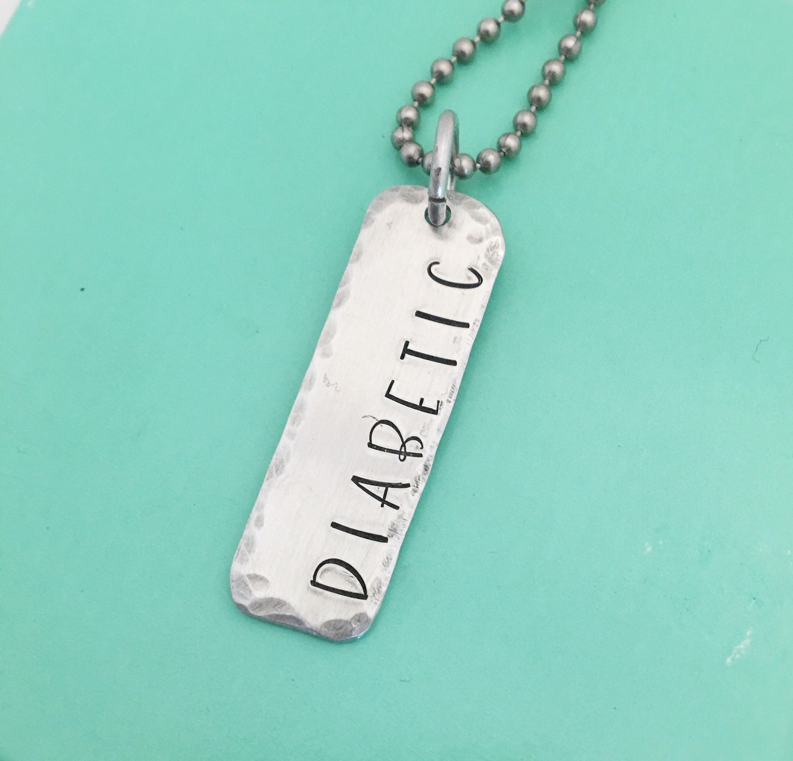 Medical Alert Necklace Diabetic Necklace Diabetes Necklace | Etsy