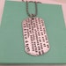 Handstamped Scripture Necklace, Isaiah 41:10, Bible Quote Jewelry ...