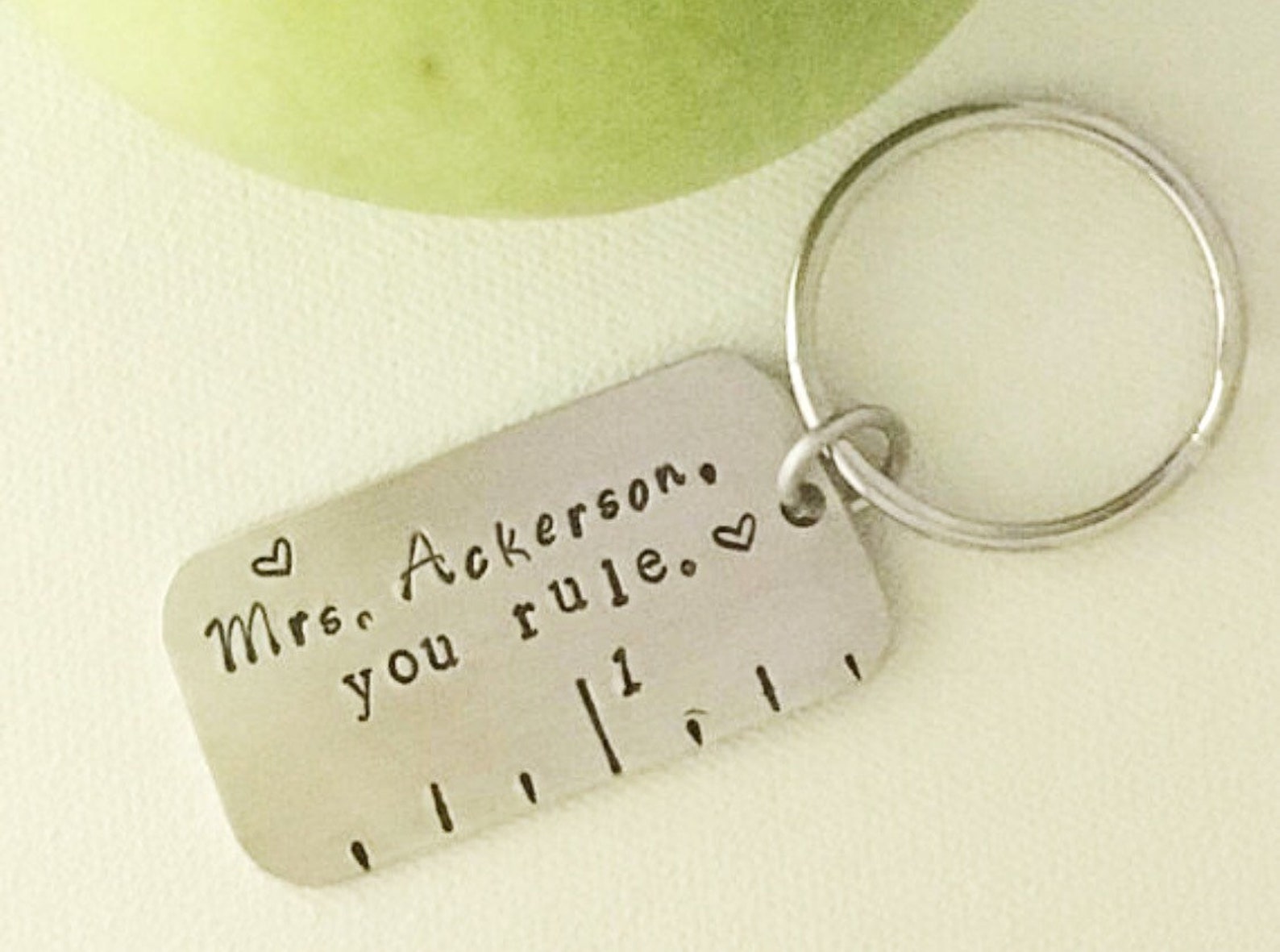 Personalized Teacher Gift, Teacher Key Ring, Teacher Gift, Teachers ...