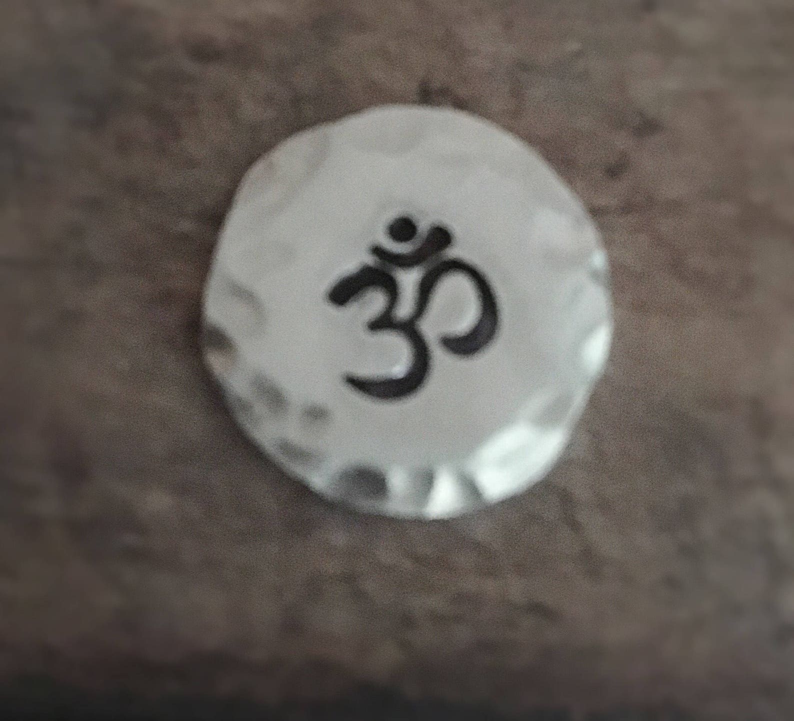 Om Aum Ohm Pocket Token Meditation Coin Inspirational Coin | Etsy