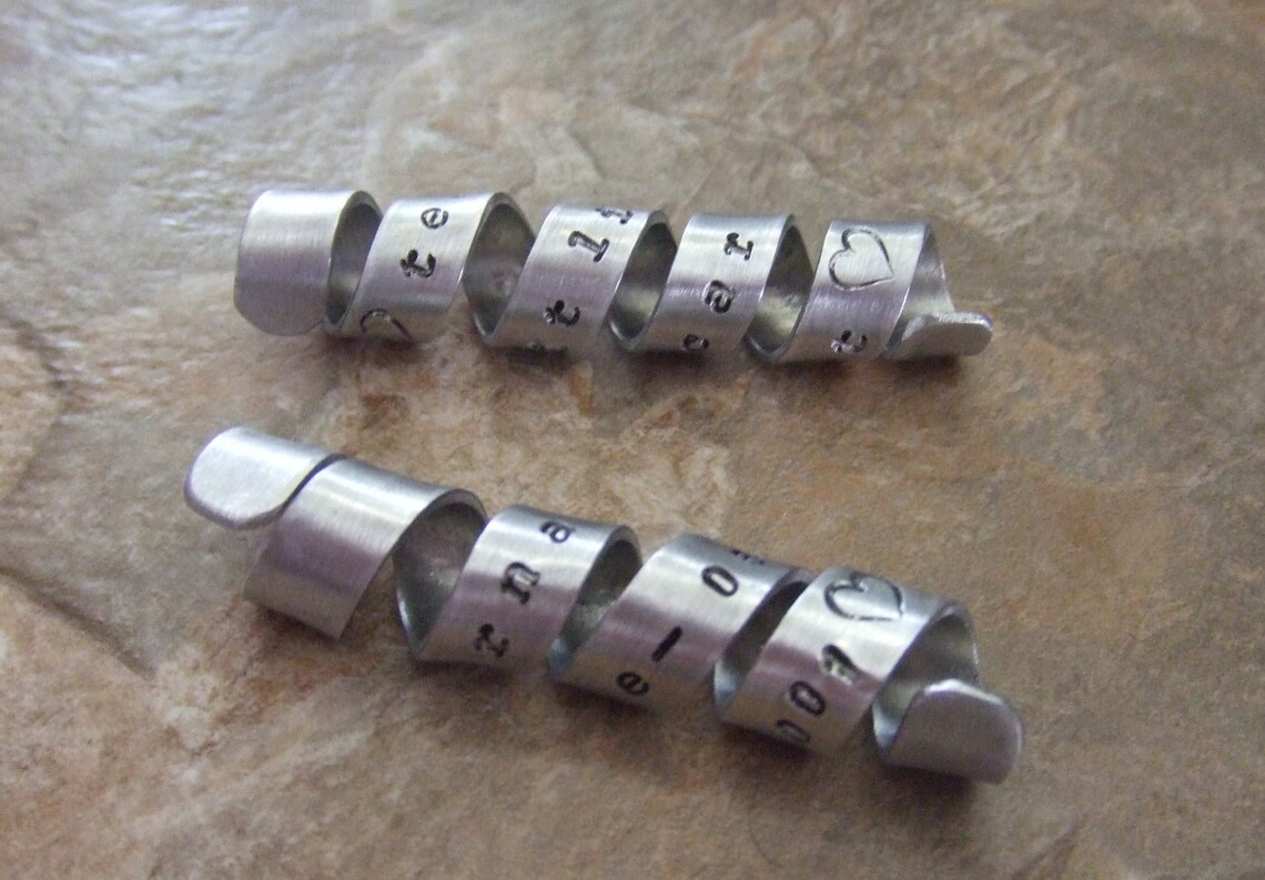 Hidden Message Jewelry Add On Handstamped Secret Message - Etsy