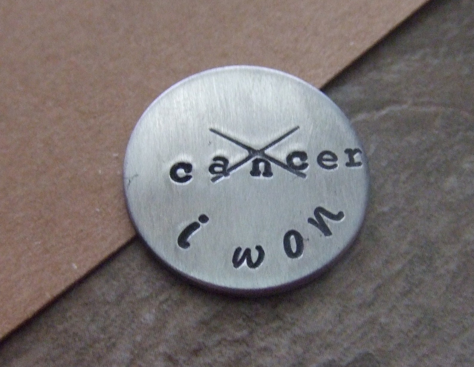 Cancer Milestone Token I Beat Cancer Cancer Survivor Gift | Etsy