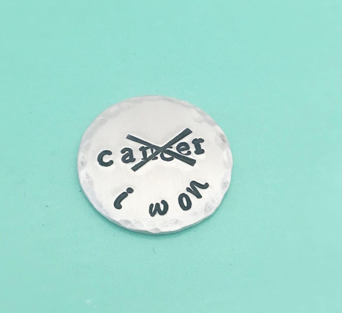 Cancer Milestone Token I Beat Cancer Cancer Survivor Gift - Etsy