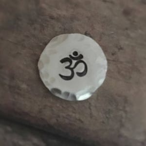 Om Aum Ohm Pocket Token Meditation Coin Inspirational Coin | Etsy