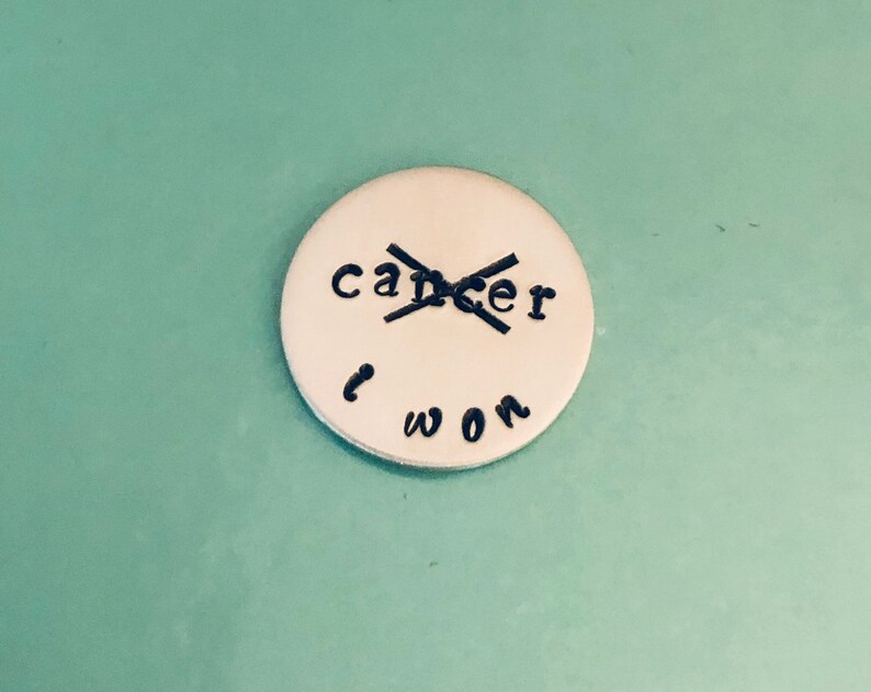 Cancer Milestone Token I Beat Cancer Cancer Survivor Gift | Etsy
