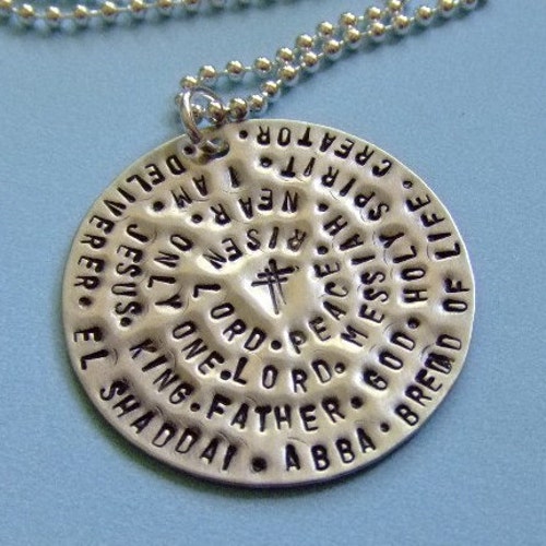 Handstamped Scripture Necklace Isaiah 41:10 Bible Quote | Etsy