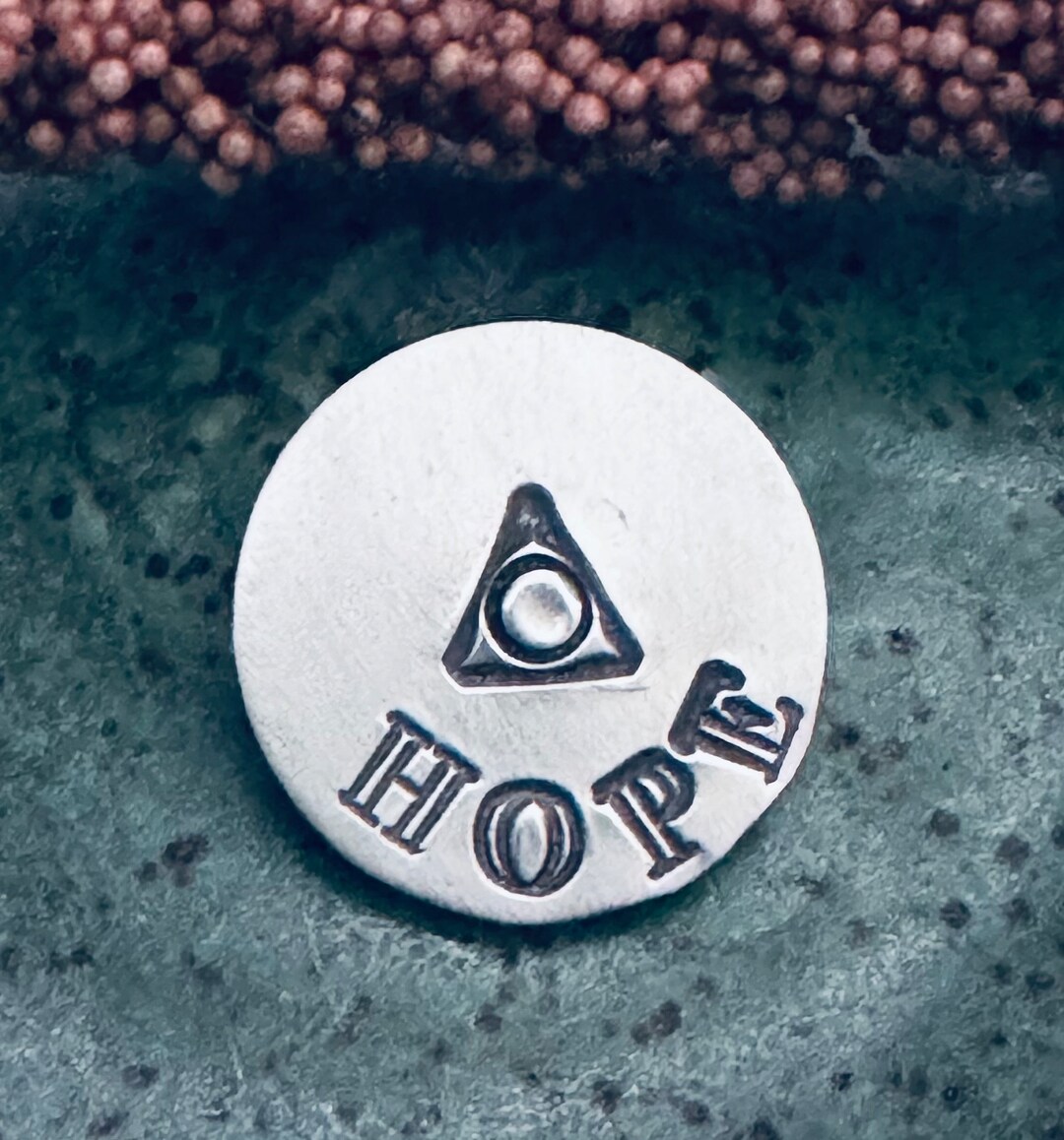 Al-anon, Hope, Sobriety Medallion, One Day at a Time, Pocket Token ...