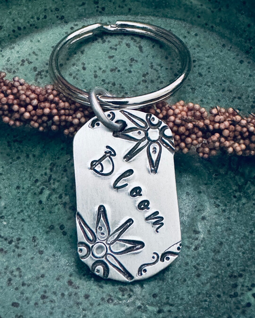 Bloom Key Ring, Self Love, Floral, Flower, Recovery, Inspiration ...