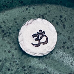 Om Aum Ohm Pocket Token, Meditation Coin, Inspirational Coin, Aum ...