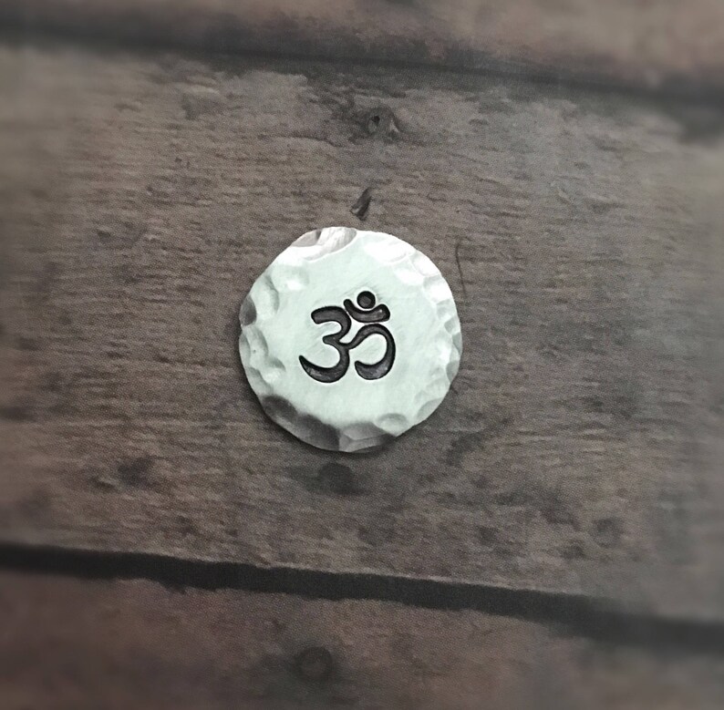 Om Aum Ohm Pocket Token Meditation Coin Inspirational Coin - Etsy