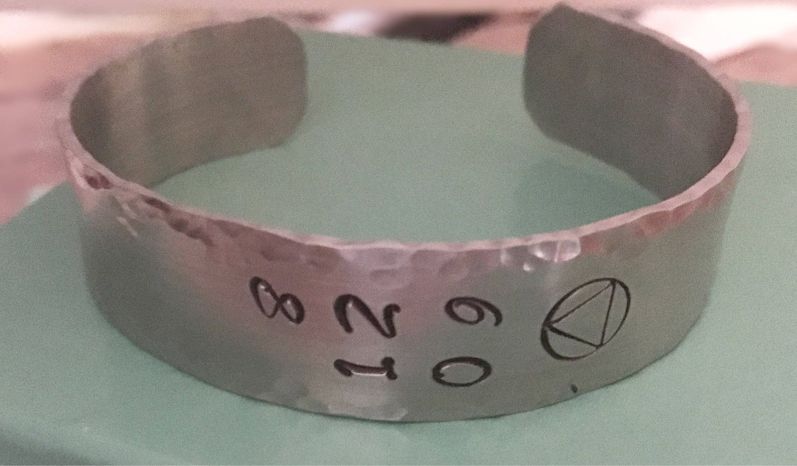 Sobriety Bracelet AA Symbol Bracelet Recovery Bracelet - Etsy