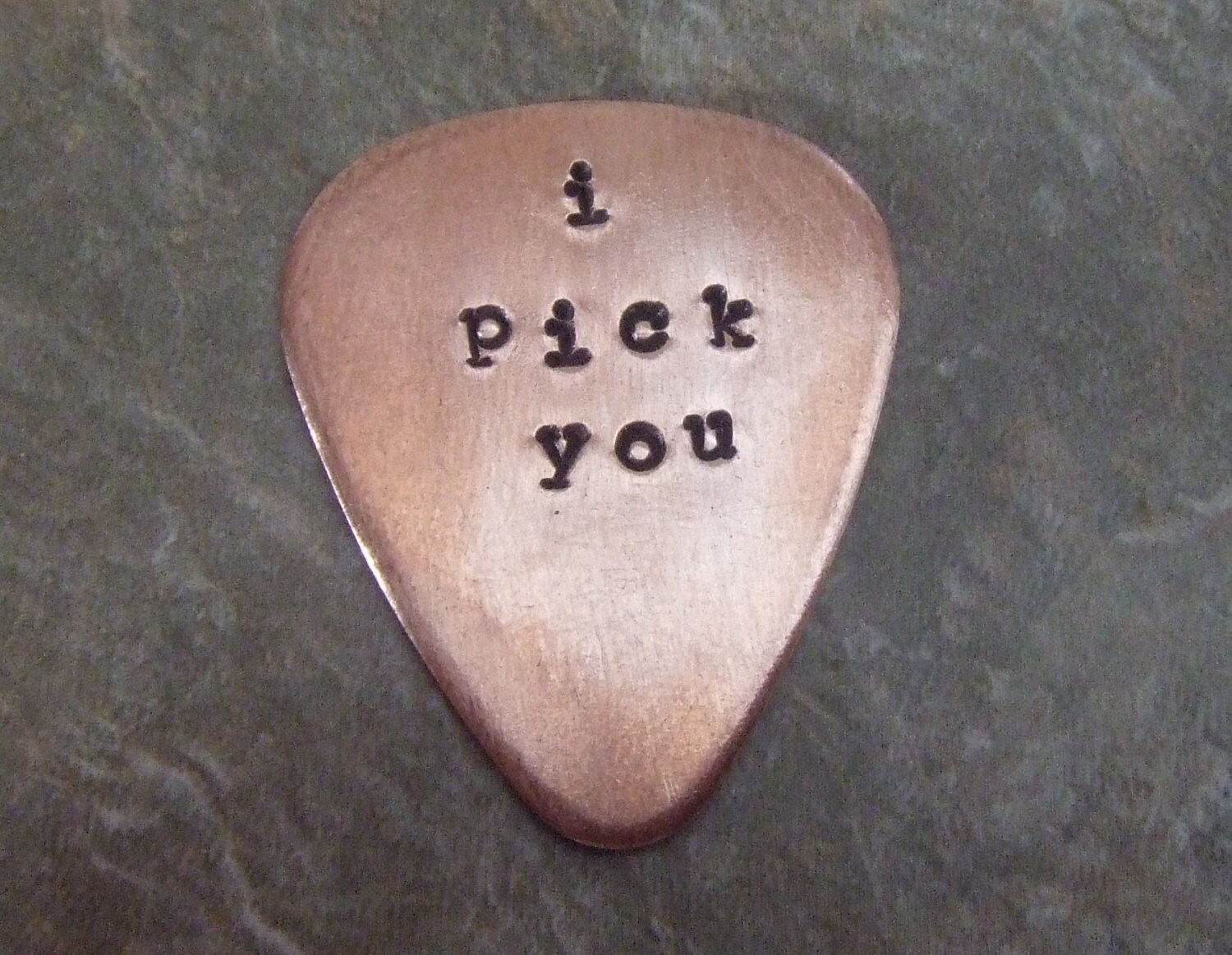 Personalized Guitar Pick Handstamped Guitar Pick Custom - Etsy