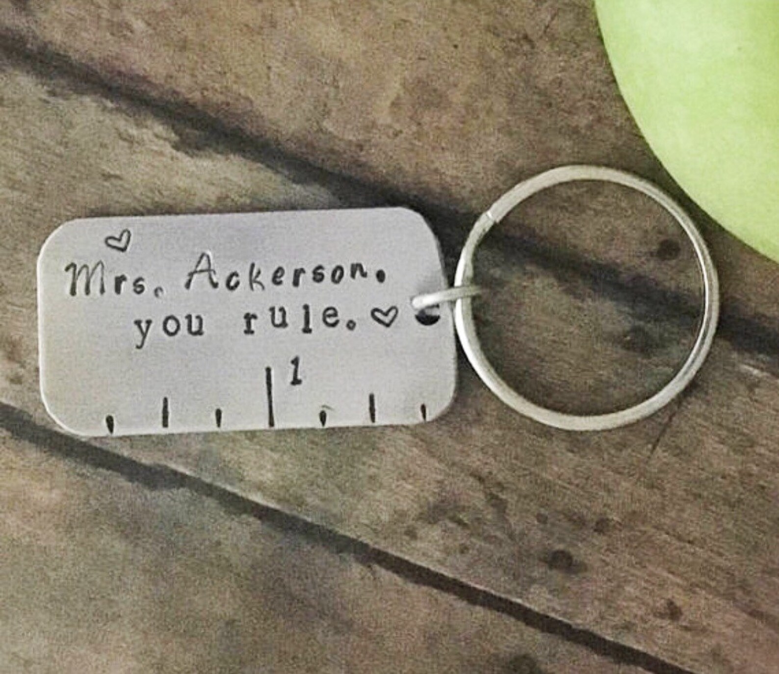 Personalized Teacher Gift Teacher Key Ring Teacher Gift - Etsy