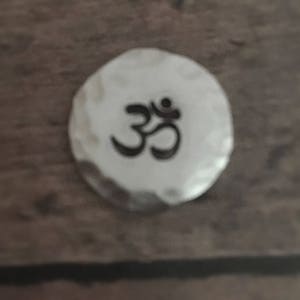 Om Aum Ohm Pocket Token Meditation Coin Inspirational Coin | Etsy