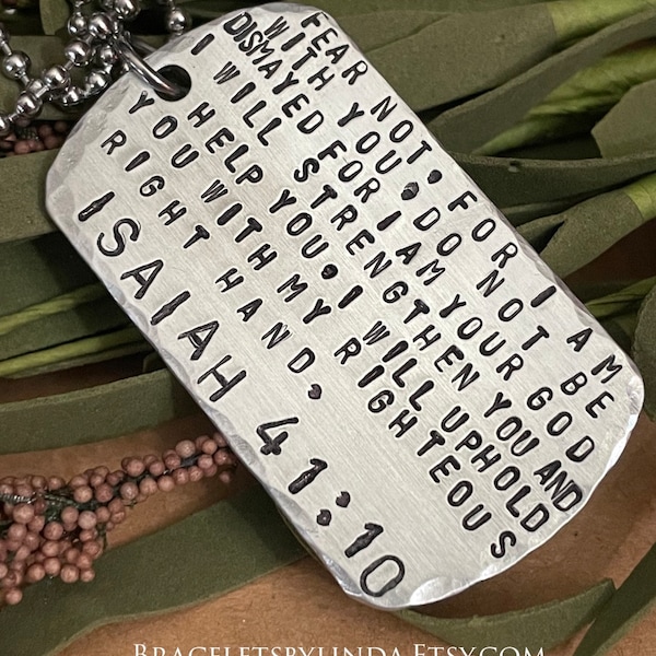 Bible Verse Necklace - Etsy