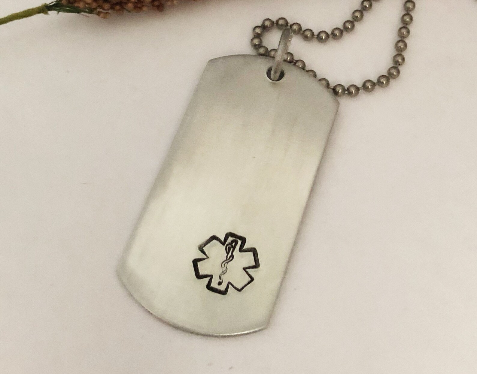 Medical Necklace Medical ID Necklace Medical Alert Necklace - Etsy