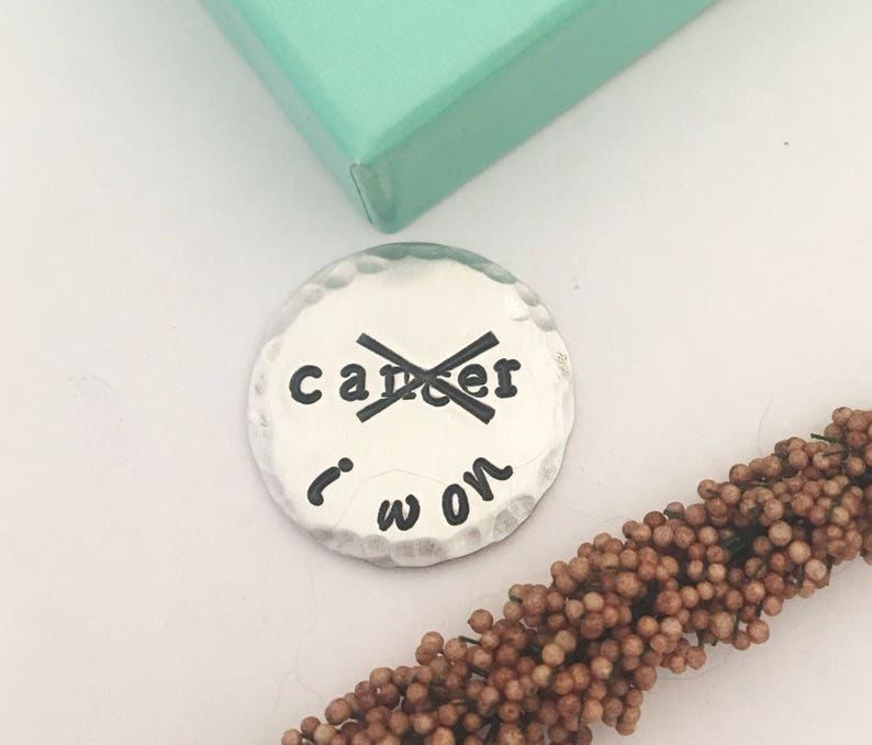 Cancer Milestone Token I Beat Cancer Cancer Survivor Gift | Etsy